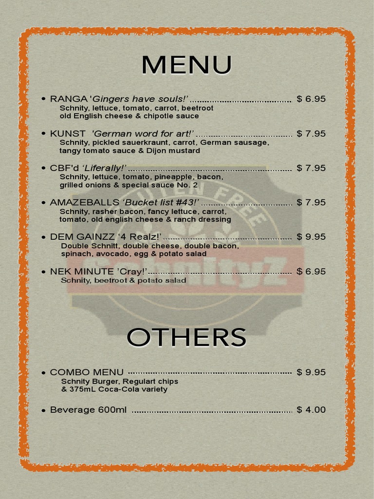 Menu Peter Rami Song | PDF | Cooking, Food & Wine