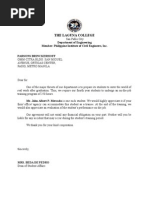Request Letter For Ojt | PDF