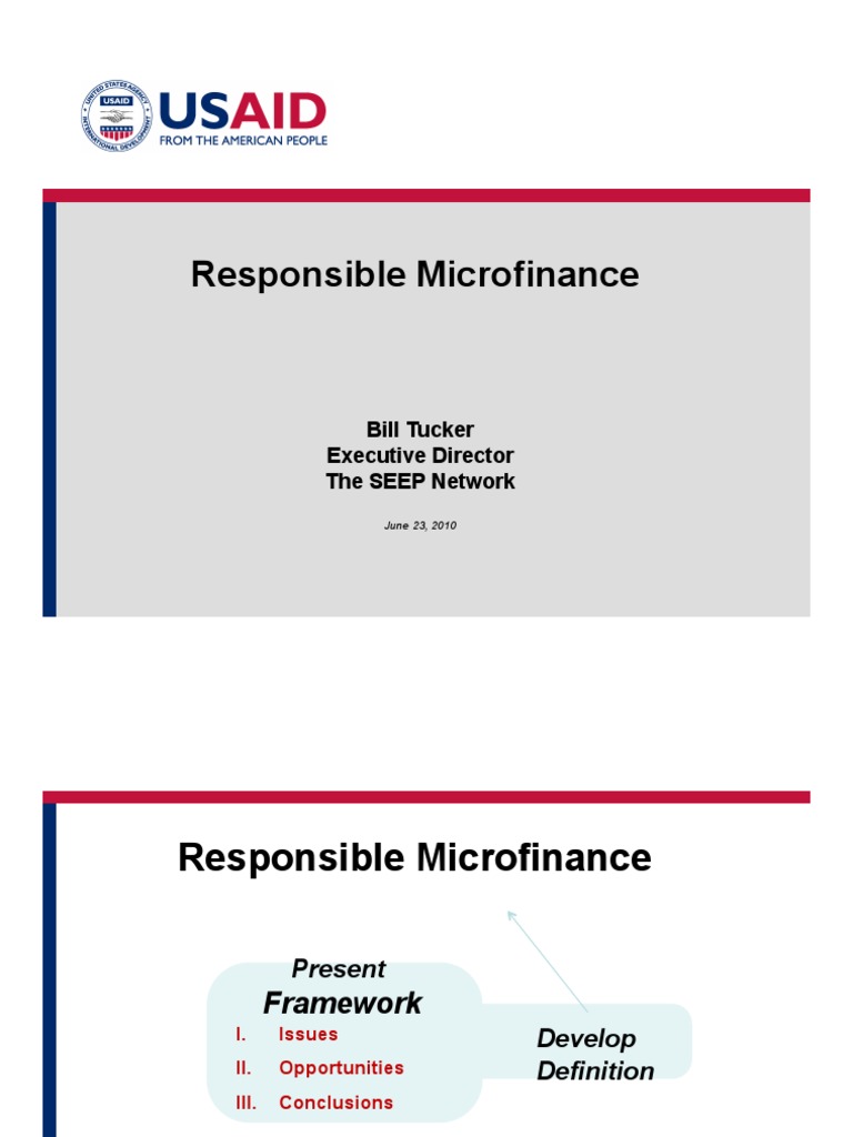 Responsible Microfinance | PDF | Microfinance | Money