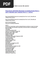 Penn Foster Accounting 06168900 Project | PDF | Expense | Dividend