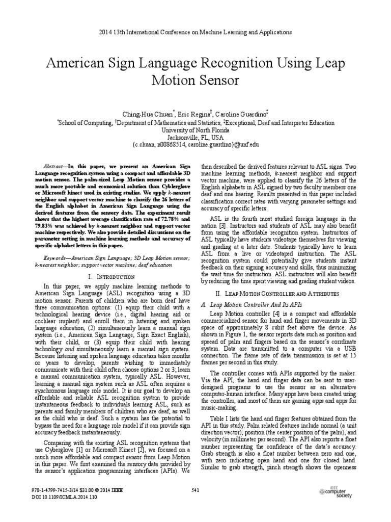 American | PDF | American Sign Language | Hearing Loss