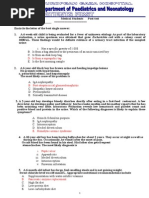 Questions and Answers IMCI | PDF | Pneumonia | Measles