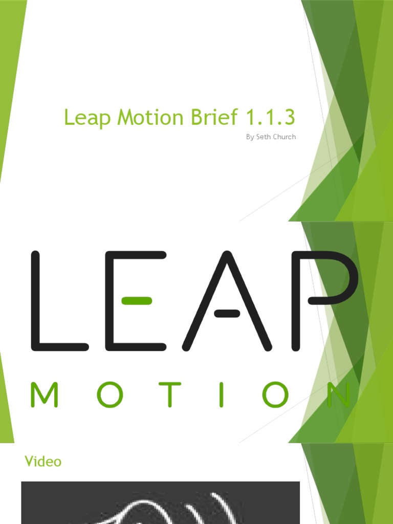 Leap Motion Technology Overview | PDF