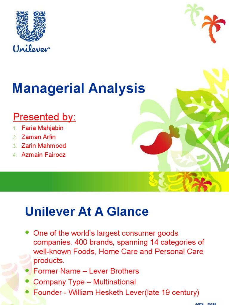 Unilever BD | PDF | Unilever | Swot Analysis