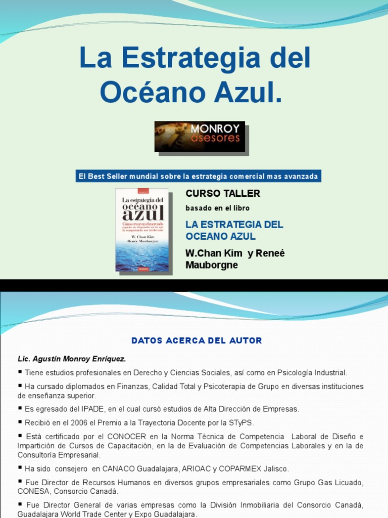 Material Curso Estrategia de Oceanos Azules | PDF | Vino | Yo sintoniza