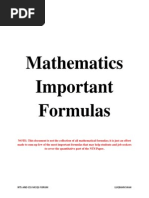 Basic Mathematics Sample Questions and Answers | PDF | Area | Pi