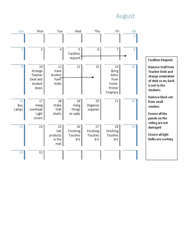 August: Sun Sat 1 | PDF | Buildings And Structures | Nature