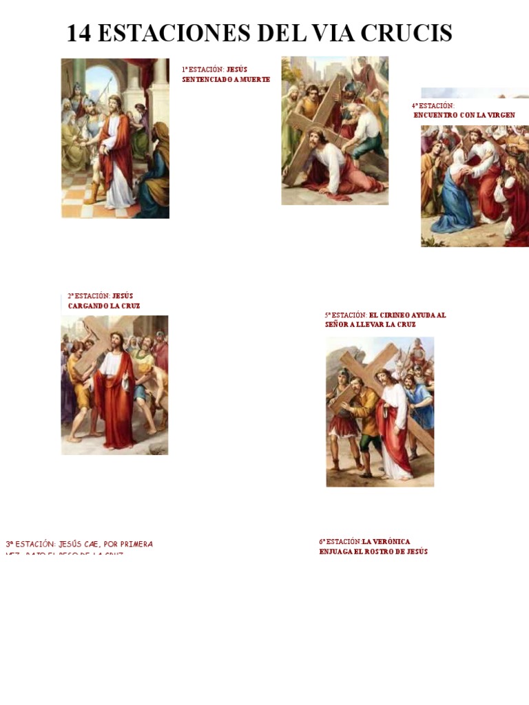 14 Estaciones del Vía Crucis | PDF