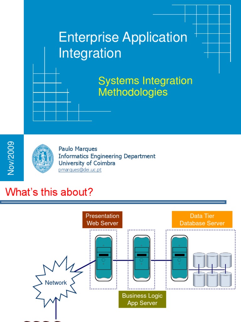 Enterprise Application Integration - System Integration Methods | PDF | Service Oriented ...