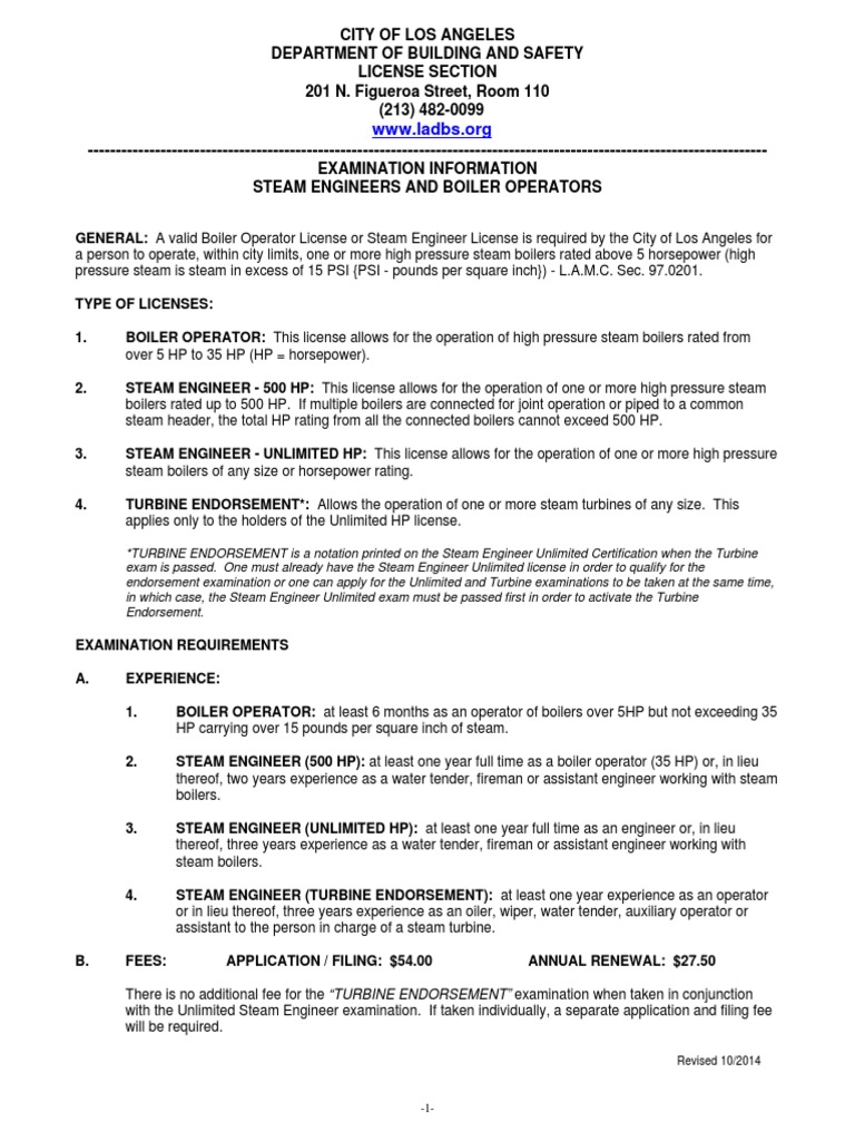 Steam Engineer | PDF