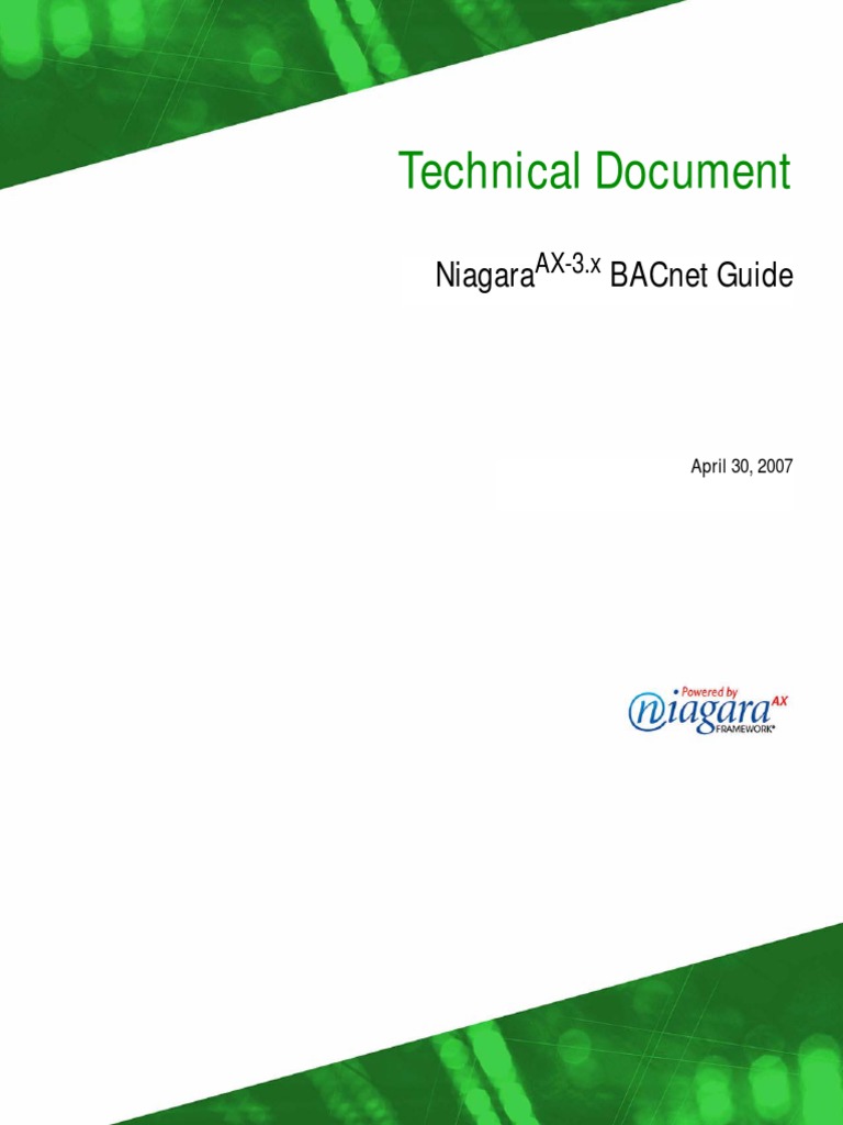Niagara AX Bacnet | PDF