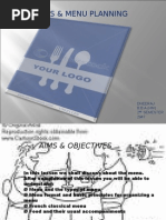 Different Types of Menu | PDF | Menu | Restaurants