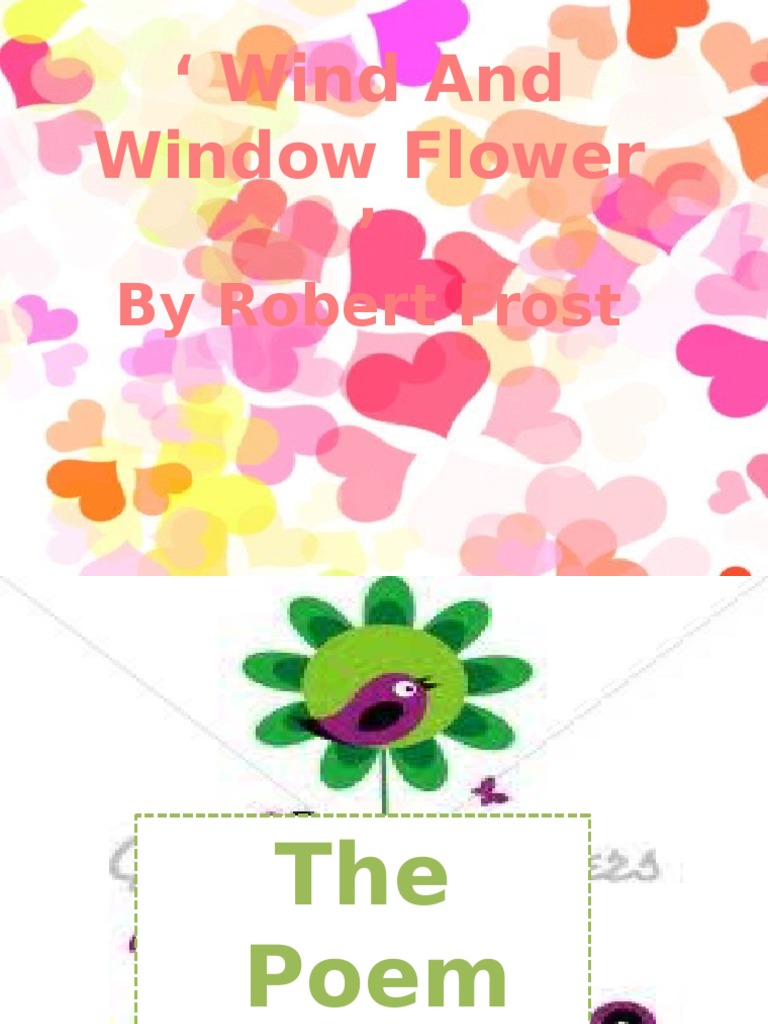 Wind and Window Flower | PDF | Poetry