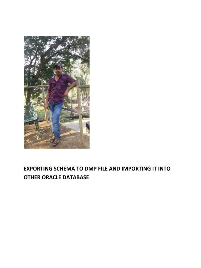 Exporting Schema To DMP File and Importing It Into Other Oracle ...
