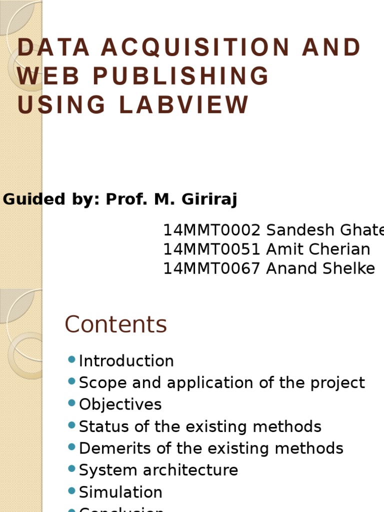 Labview - Web Publishing | PDF | Websites | World Wide Web