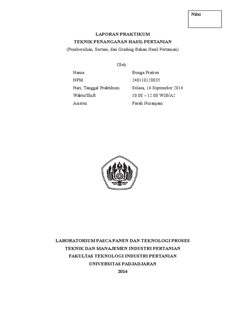 Pembersihan, Sortasi, Grading | PDF | Sains & Matematika | Teknologi ...