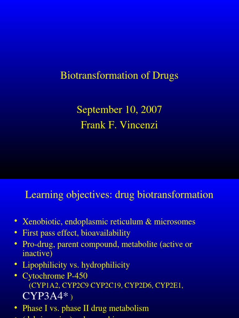 Biotransformation of drugs | Drug Metabolism | Biochemistry