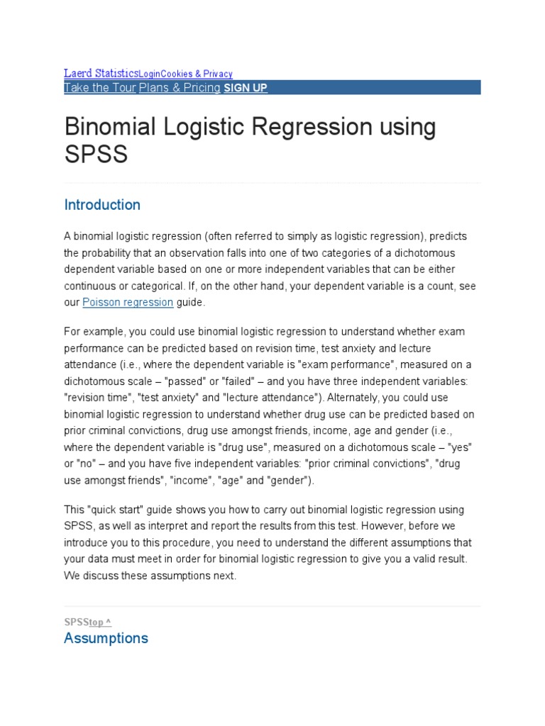 Baudm - Logistic Regression | PDF | Logistic Regression | Level Of Measurement