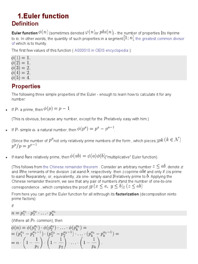 Number Theory | PDF | Exponentiation | Fraction (Mathematics)