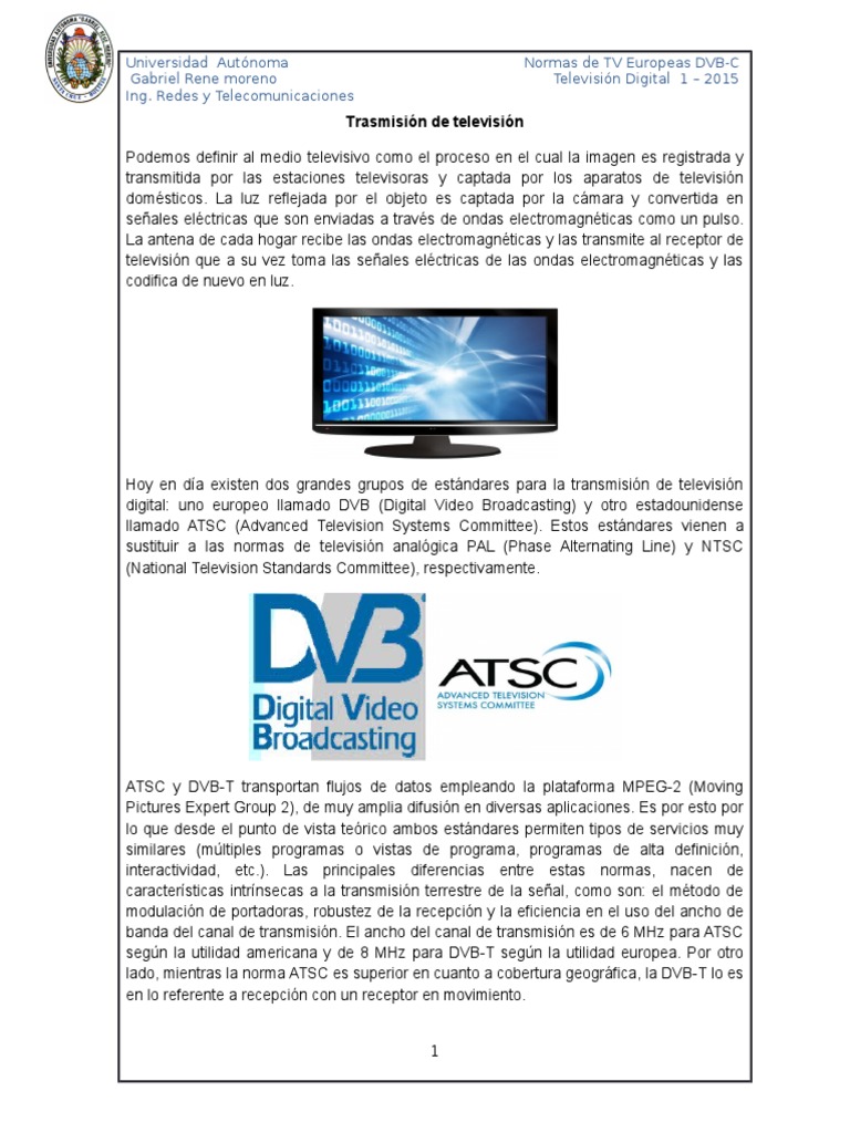 TV Digital | PDF | Televisión | Televisión digital