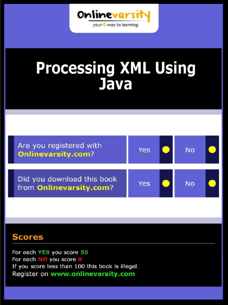 Processing XML With Java - INTL | Download Free PDF | Xml | Html Element
