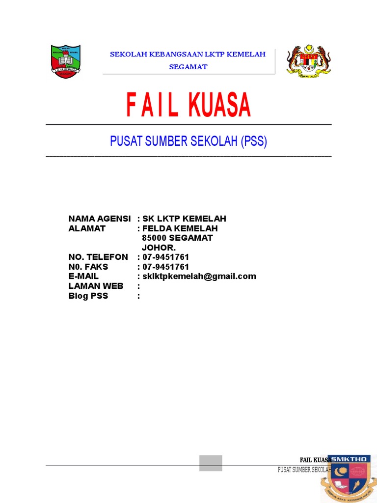 Muka Depan Fail Kuasa | PDF