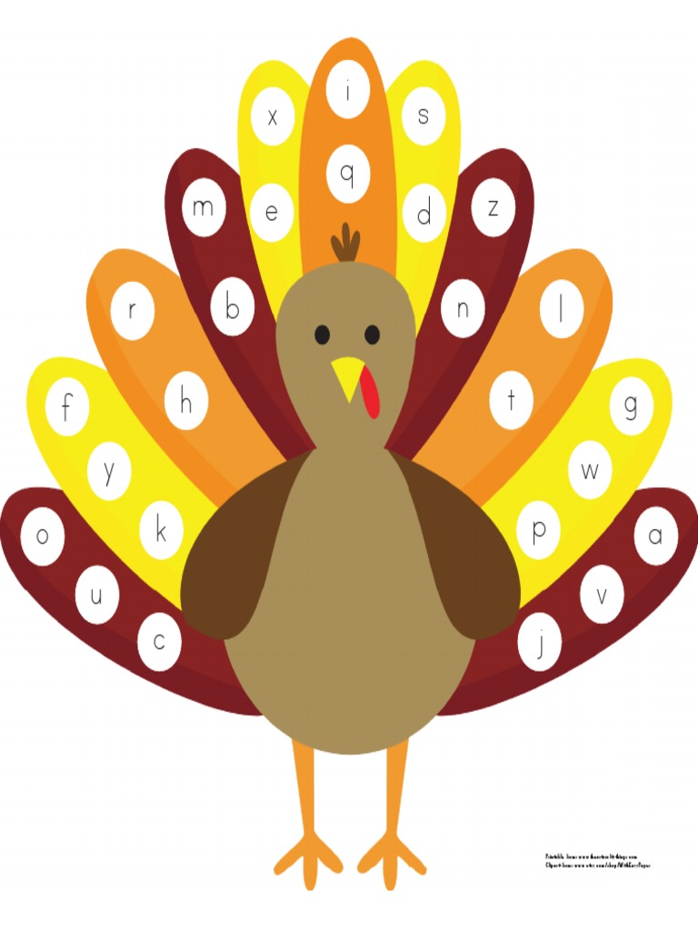 ABC Turkey Match | PDF