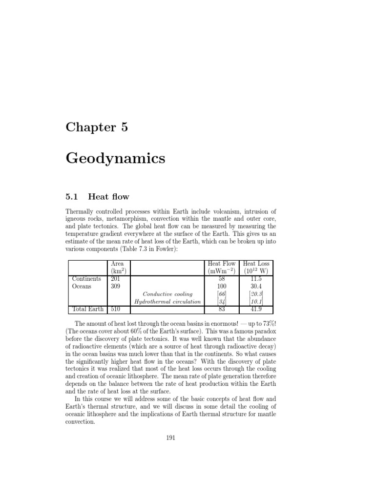 Geo Dynamics | PDF | Mantle (Geology) | Plate Tectonics