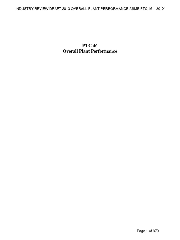 Astm PTC46 PDF | PDF | Calibration | Cogeneration