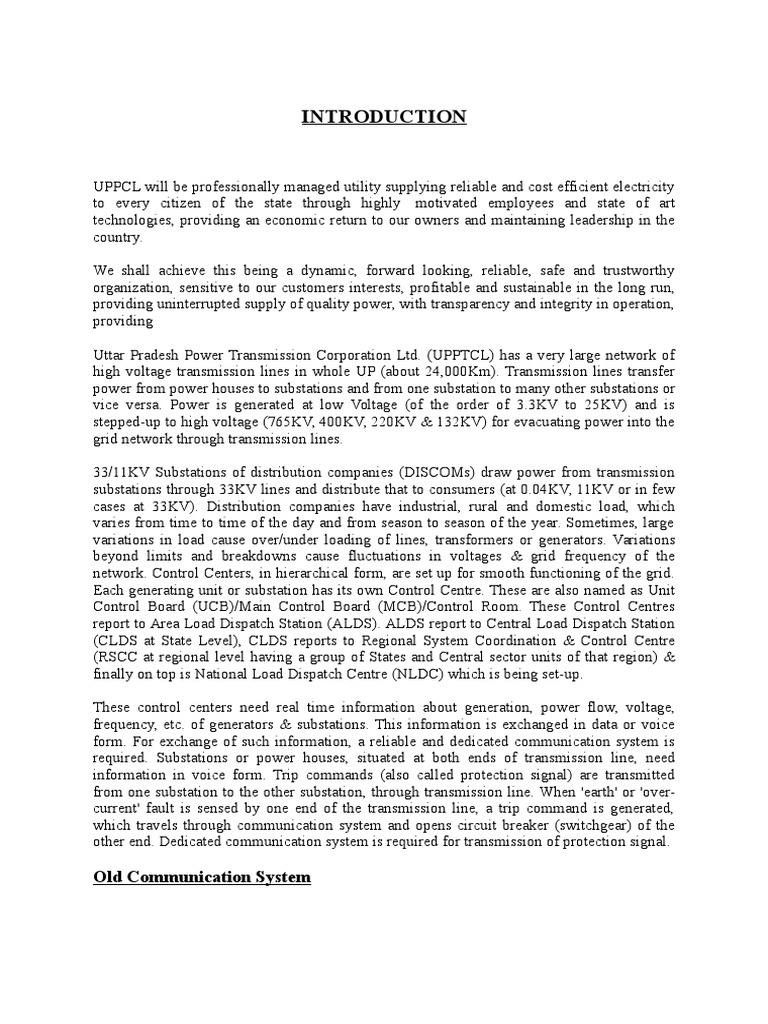 SLDC Up | PDF | Electric Power Transmission | Telecommunication