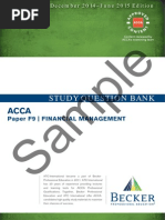 ACCA Financial Management Question Pack | PDF | Dividend | Equity (Finance)