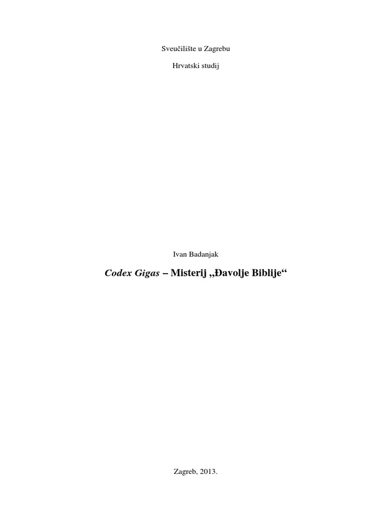 Codex Gigas | PDF