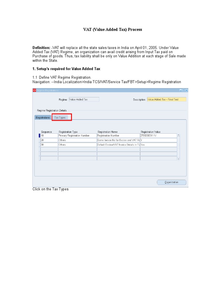 VAT Stundent Manual | PDF