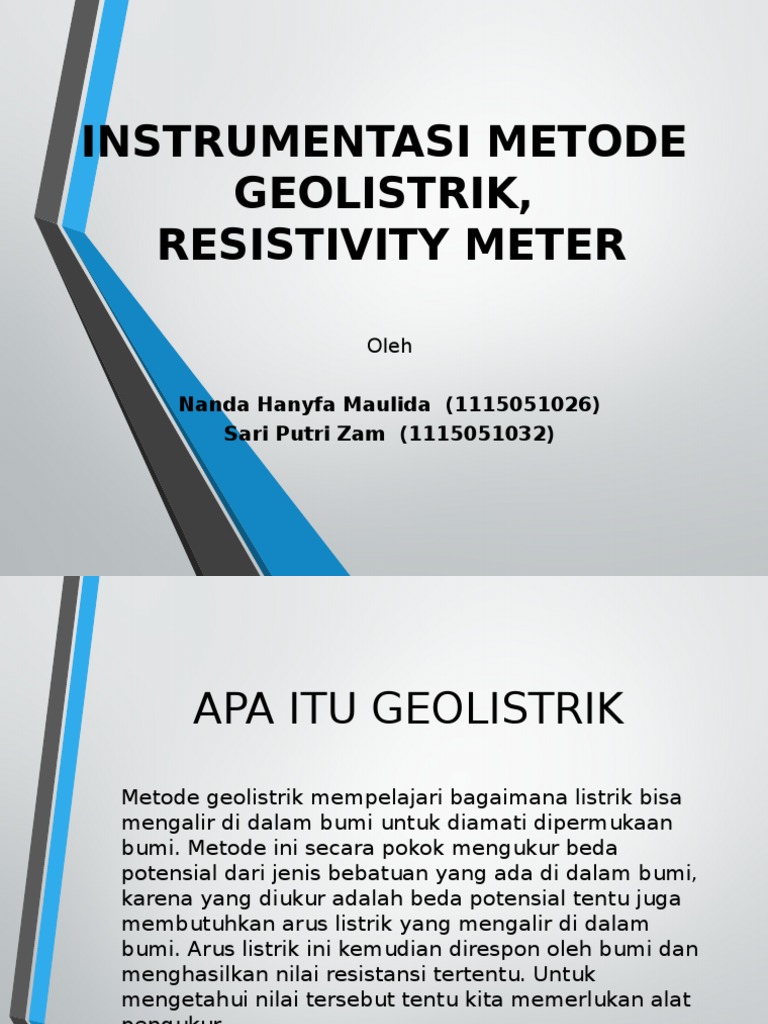 Geolistrik Pdf