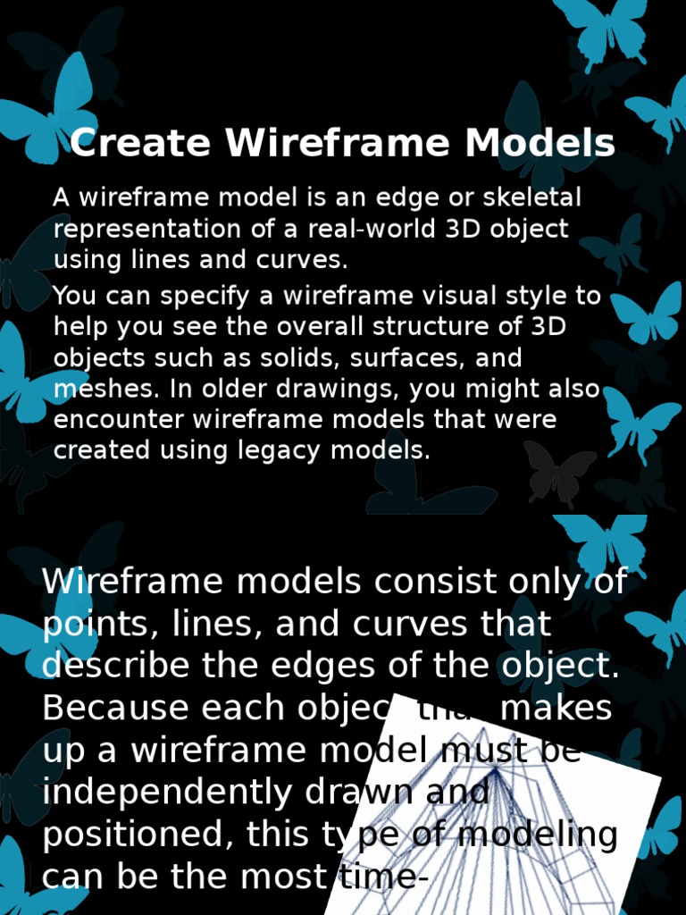 Wireframe Models | PDF | Plane (Geometry) | Scientific Modeling