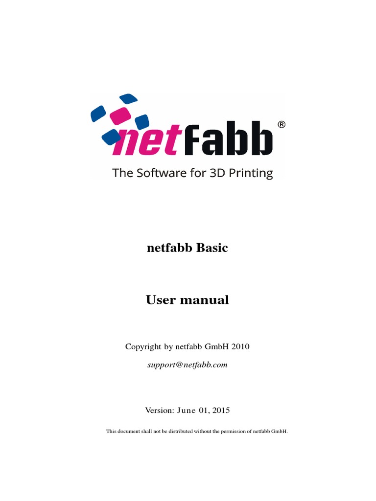 Manual Usuario Software Netfabb Basic6 | PDF | Point And Click | Icon (Computing)