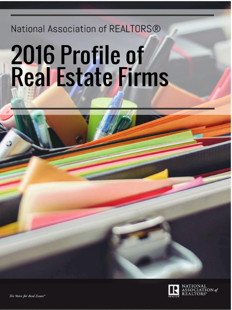 2016 Profile of Real Estate Firms | PDF | National Association Of ...