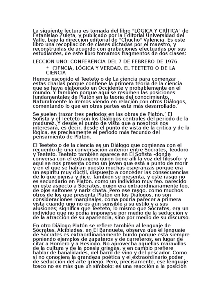 Teoría De La Ignorancia Y Otras Conferencias Pdf Certeza Conocimiento