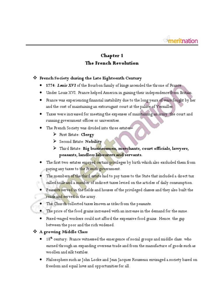 The French Revolution | PDF | Maximilien Robespierre | Reign Of Terror