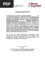 Autorizacion MRW | PDF