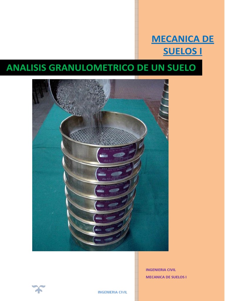 GRANULOMETRIA | PDF | Suelo | Densidad