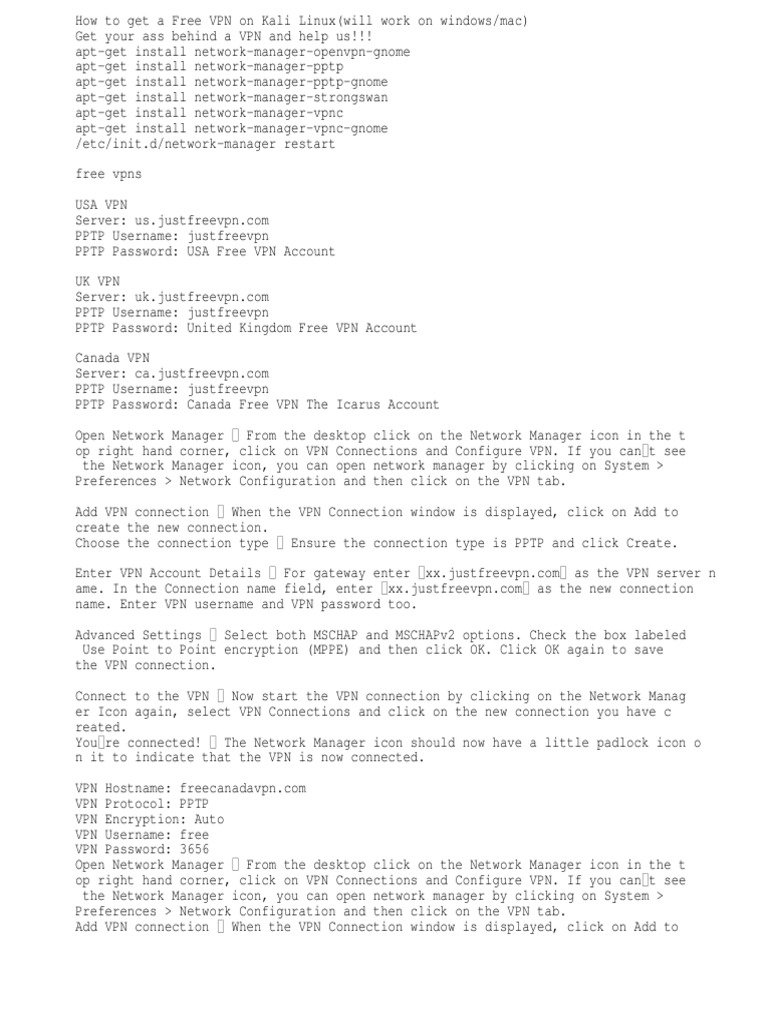 Free VPN | PDF | Virtual Private Network | Internet Standards