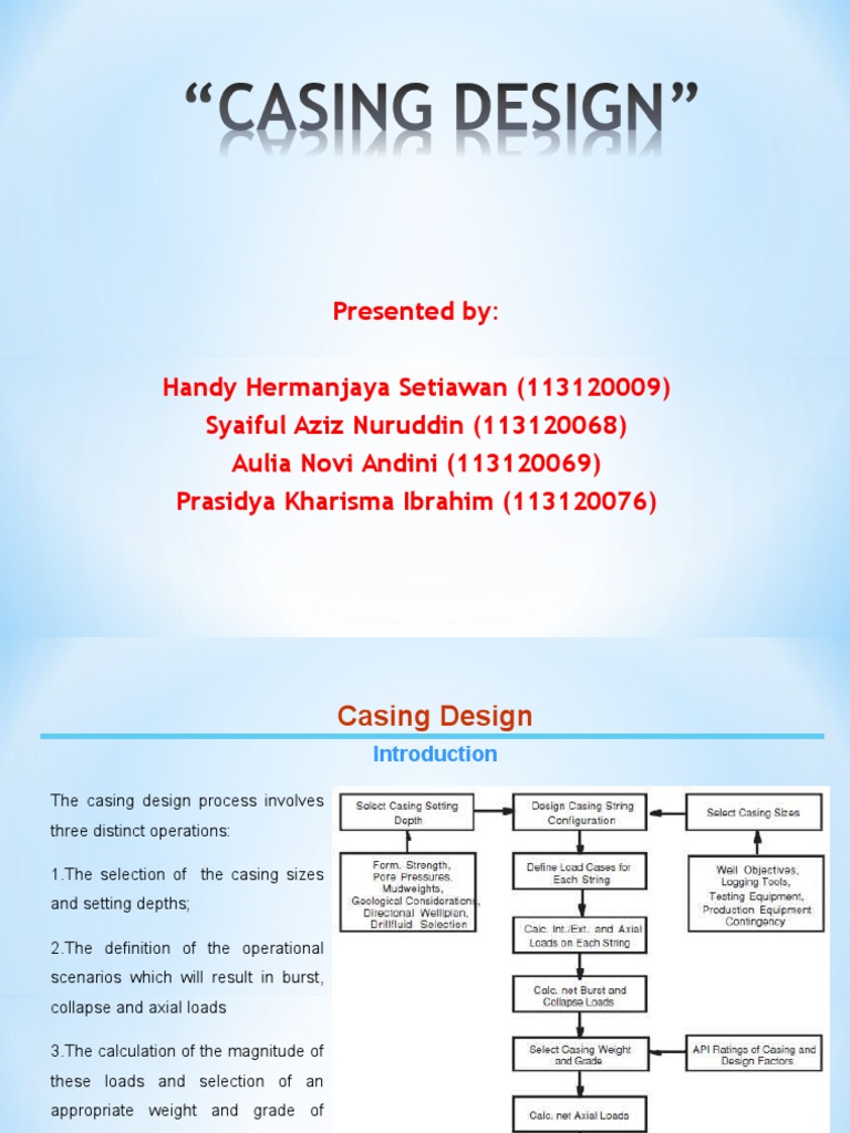 Designing Casing Through Load Calculations and Material Selection | PDF ...