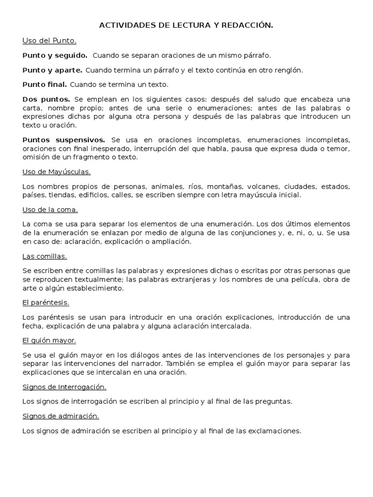 Actividades de Lectura y Redacción | PDF | Poesía