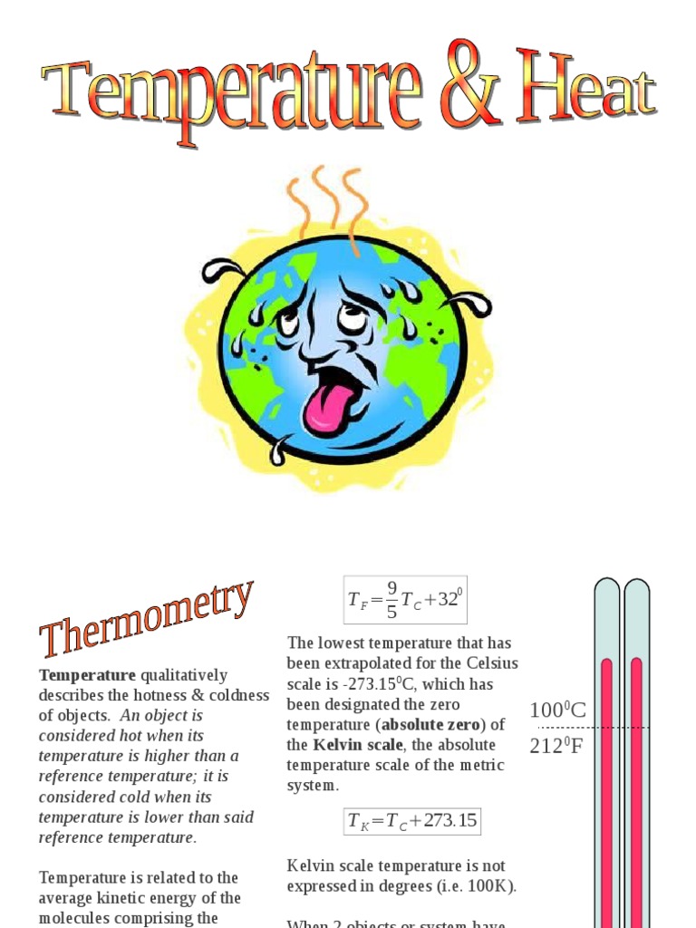 01 Temperature & Heat | PDF | Thermal Expansion | Heat Transfer