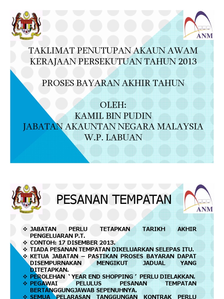 Slide Proses Bayaran PDF | PDF