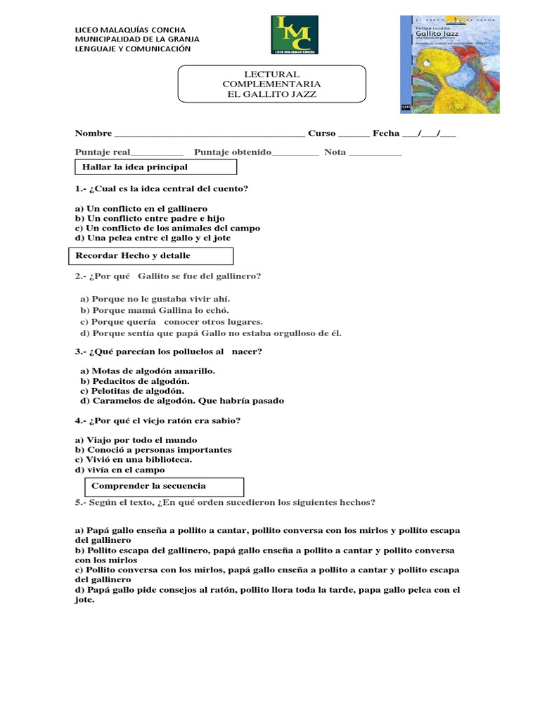 El Gallito Jazz | PDF | Ocio