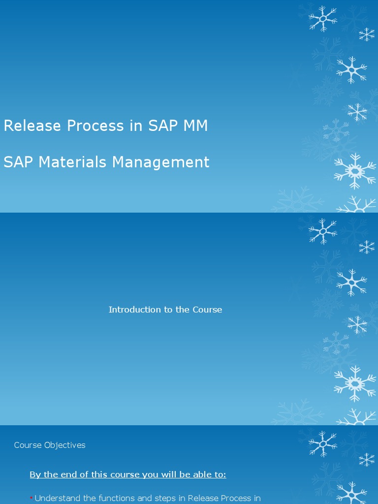 Release Process in SAP MM | PDF | Business | Computing