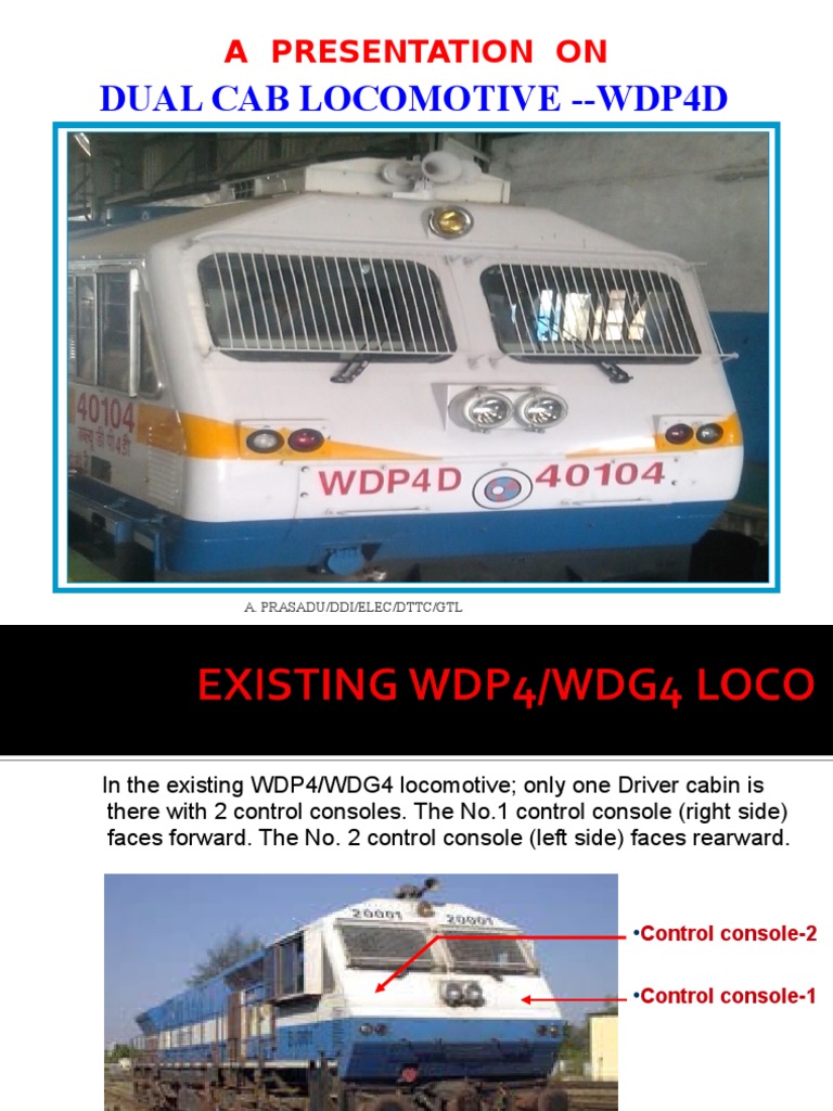 13 WDP4D Dual Cab | PDF | Locomotives | Switch