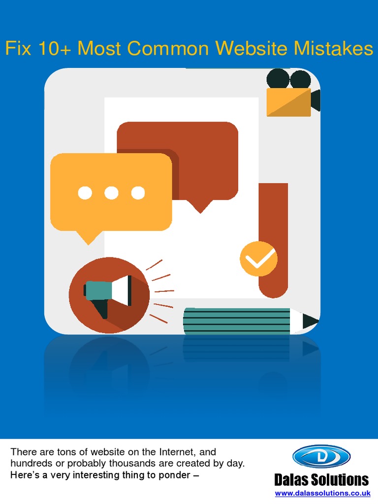 Fix 10+ Most Common Website Mistakes | PDF | Hyperlink | Websites